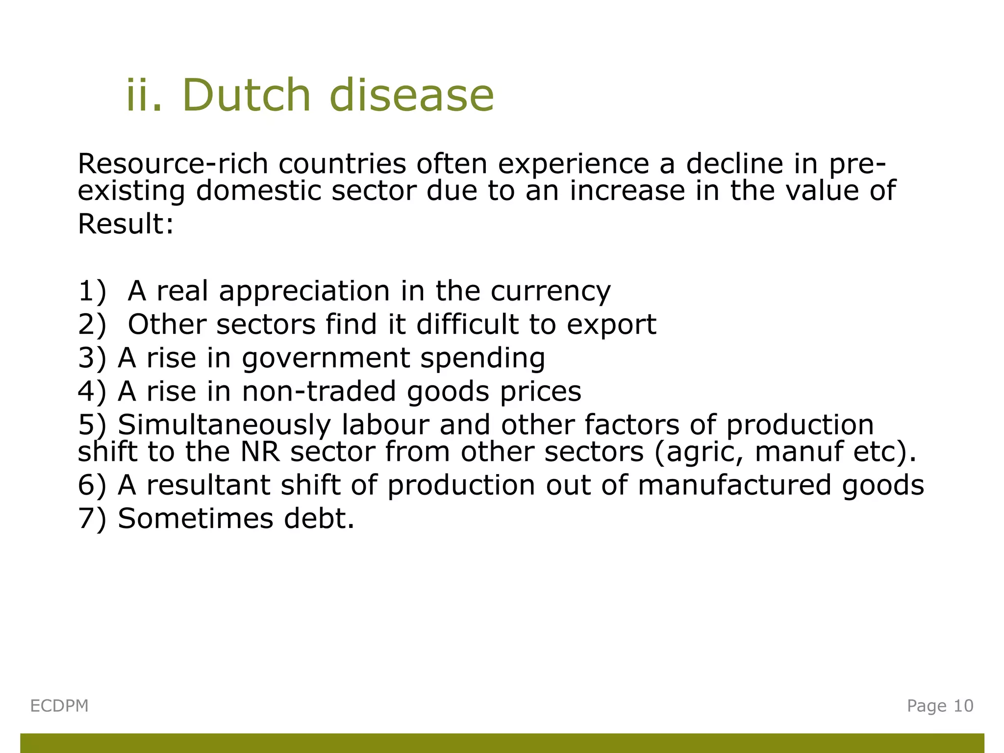 Developing resources – resource curse or resource blessing? | PPTX