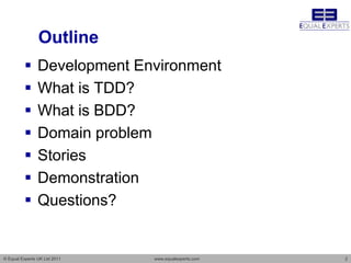 Applying BDD/TDD practices, using Jasmine.js