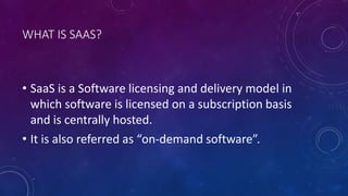 Developing saas application in azure | PPT