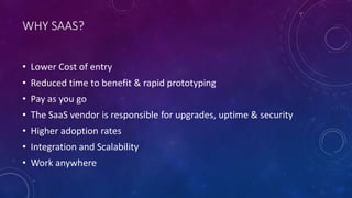 Developing saas application in azure | PPT