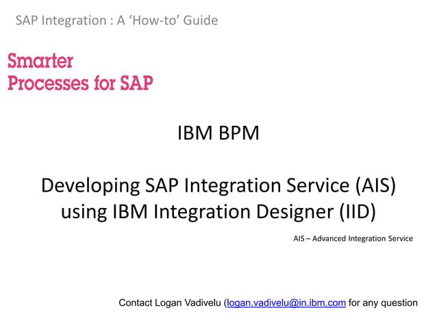 Developing SAP Integration services in IBM BPM Advanced | PDF | Cloud Computing | Internet