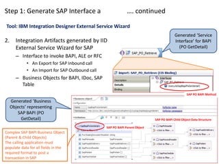 Developing SAP Integration services in IBM BPM Advanced | PDF