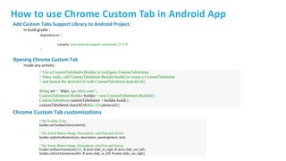 Developing Secure Authentication Using Chrome Custom Tabs - Citrix | PDF