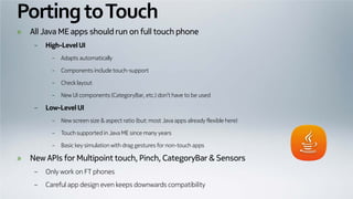 Developing Series 40 Java Apps for Multiple UI Patterns | PDF