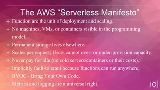 Embracing Serverless Ops (Lightning Talk) | PPT