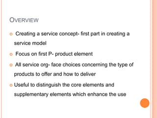 Developing service concepts | PPTX