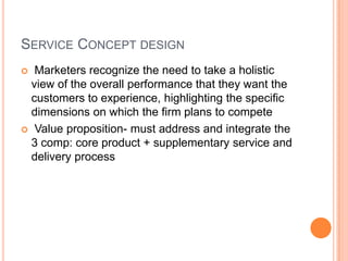 Developing service concepts | PPTX
