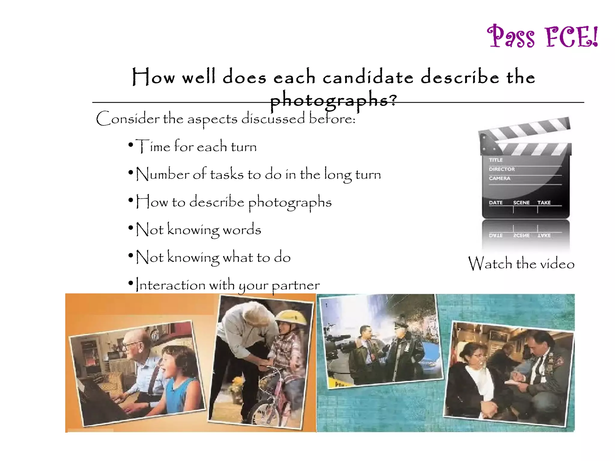 Developing skills for fce speaking part 2 | PPT