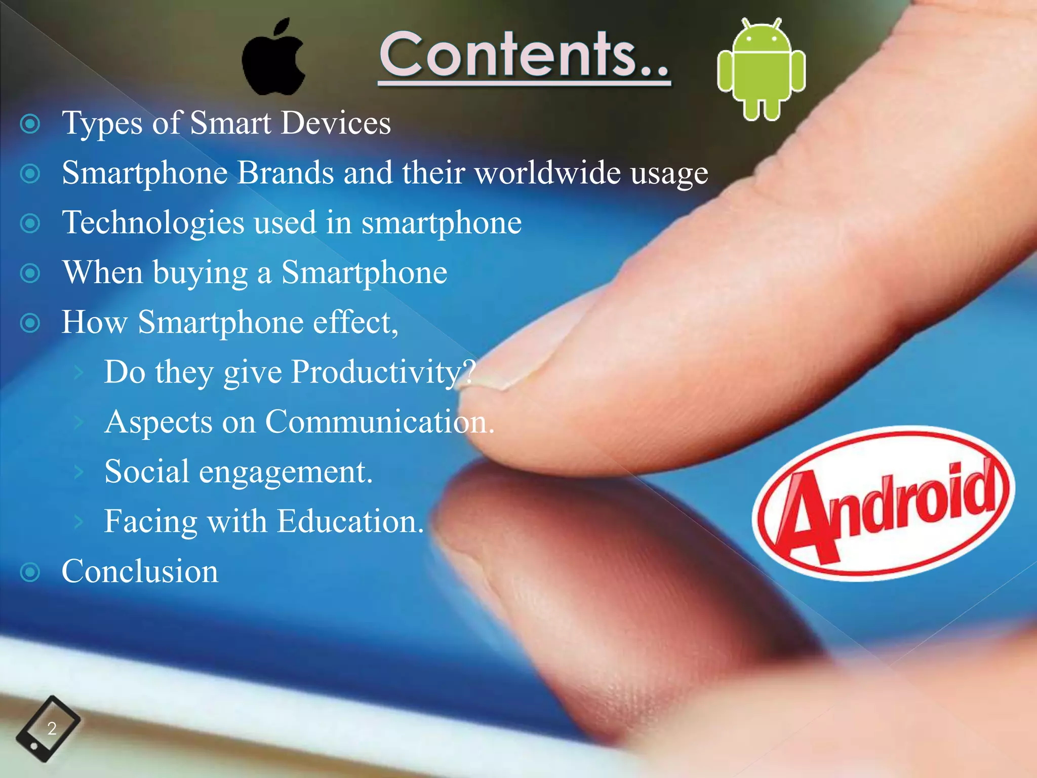 Developing smartphones | PPTX