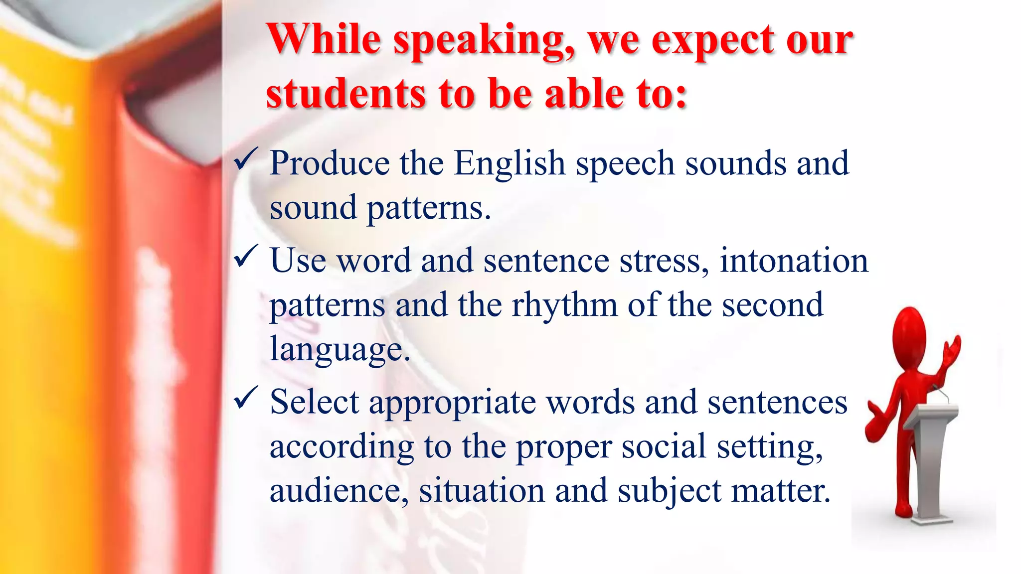 Developing speaking skill | PPTX