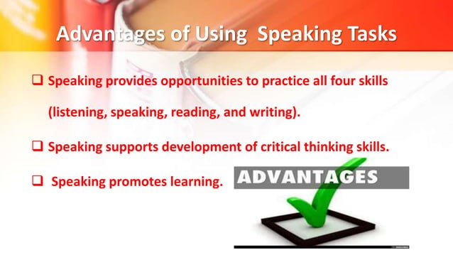 Developing speaking skill | PPTX | Educational Assessment | Education