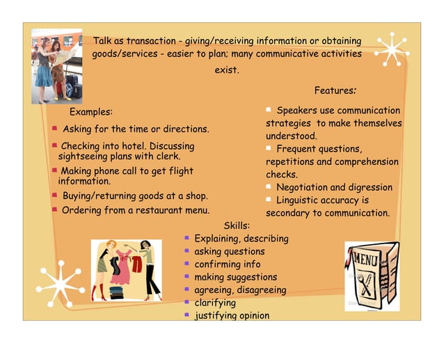 Developing speaking activities | PDF