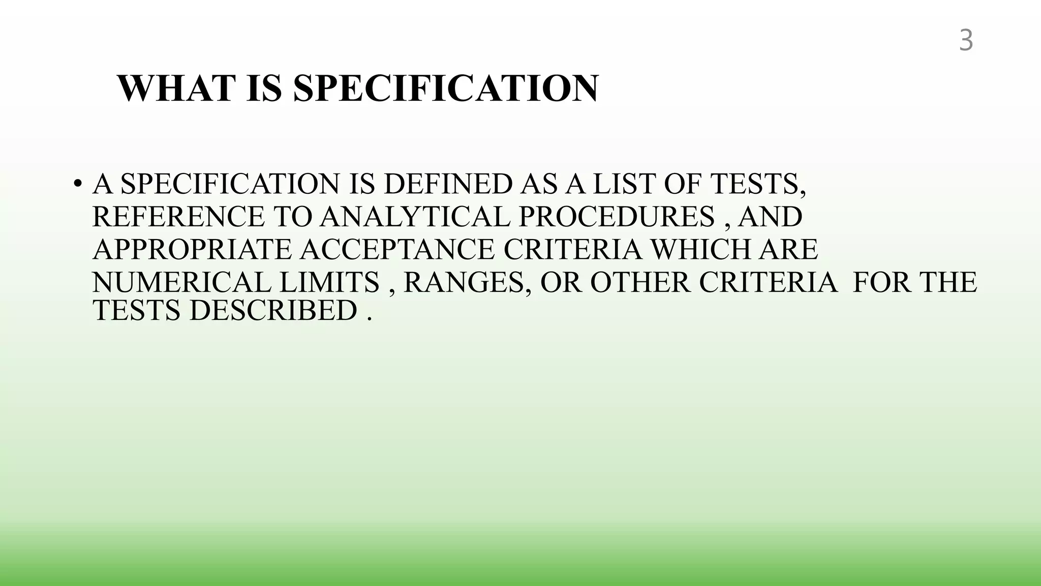 Developing specifications q3 q6 | PPTX