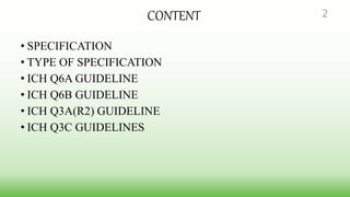 Developing specifications q3 q6 | PPTX