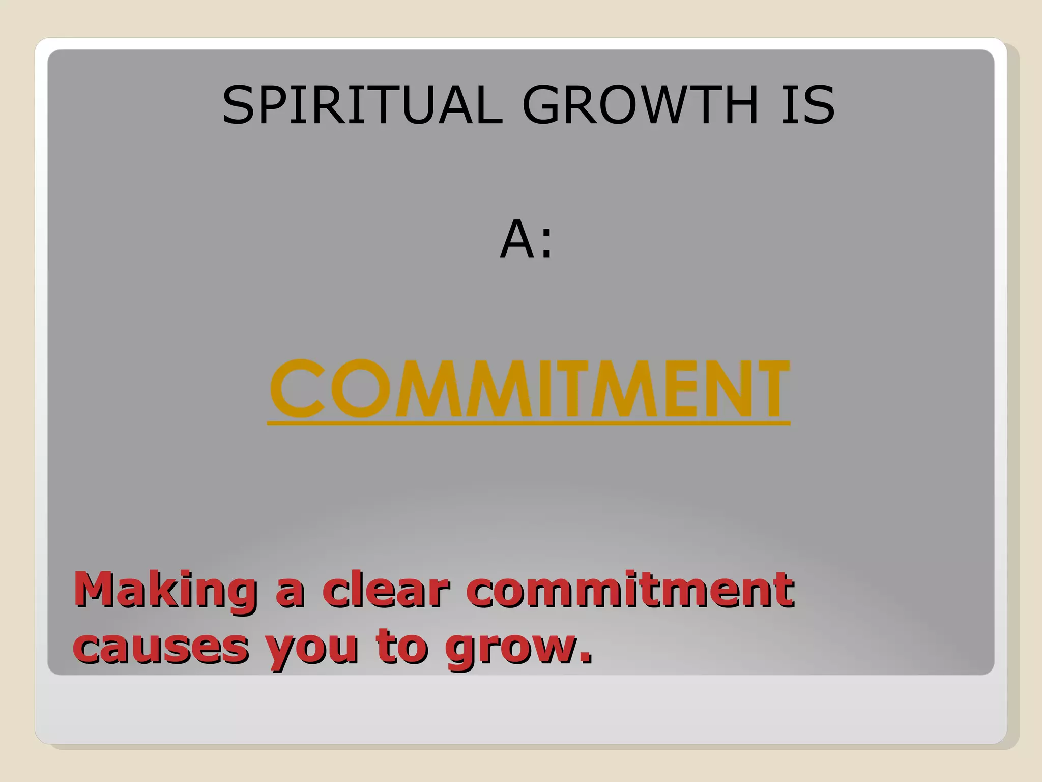 Developing spiritual maturity part 1: becoming a disciple | PPT