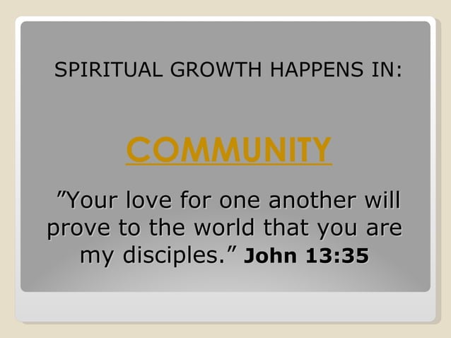 Developing spiritual maturity part 1: becoming a disciple | PPT ...