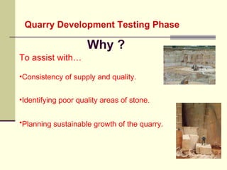 Developing Stone Test Programmes | PPT