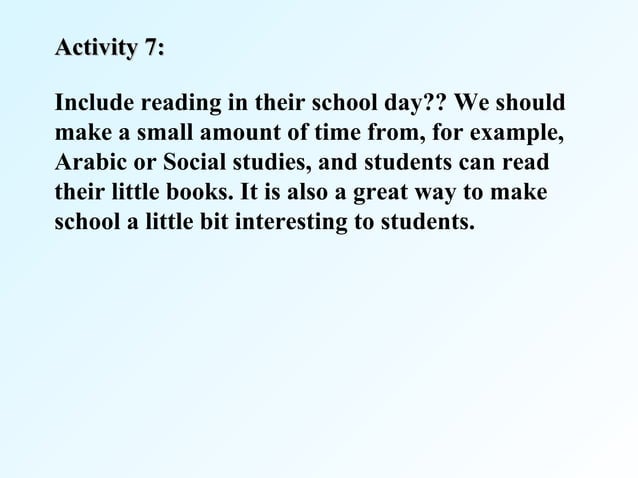 Developing Student Reading Skills | PPT | Homework and Study | Education