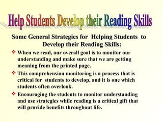 Developing Student Reading Skills | PPT