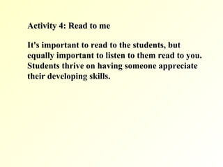 Developing Student Reading Skills | PPT
