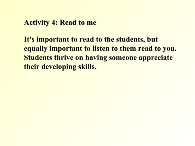Developing Student Reading Skills | PPT | Homework and Study | Education