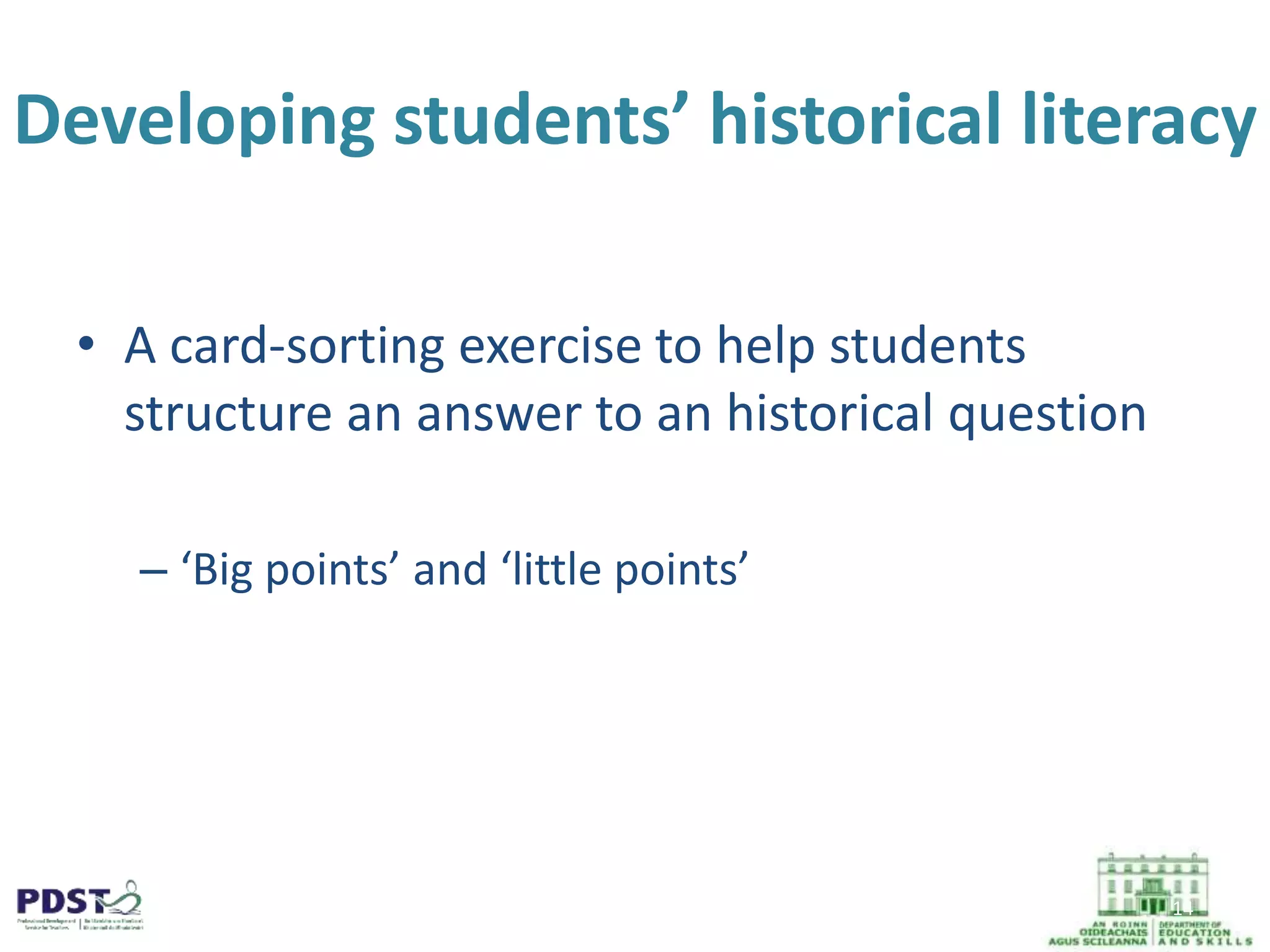 Developing student's critical thinking skills 2013 | PPT | Free Download