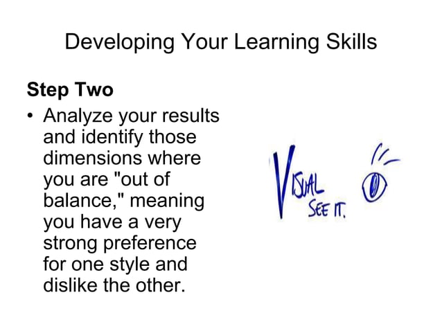 Developing Student's Learning Skills | PPT