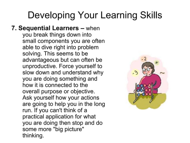 Developing Student's Learning Skills | PPT