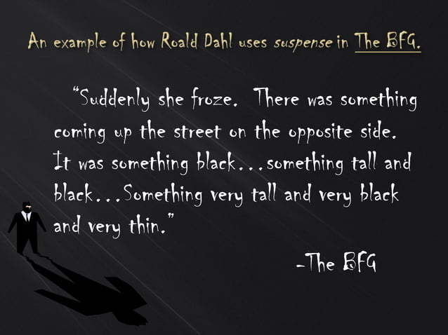 Developing suspense! | PPT