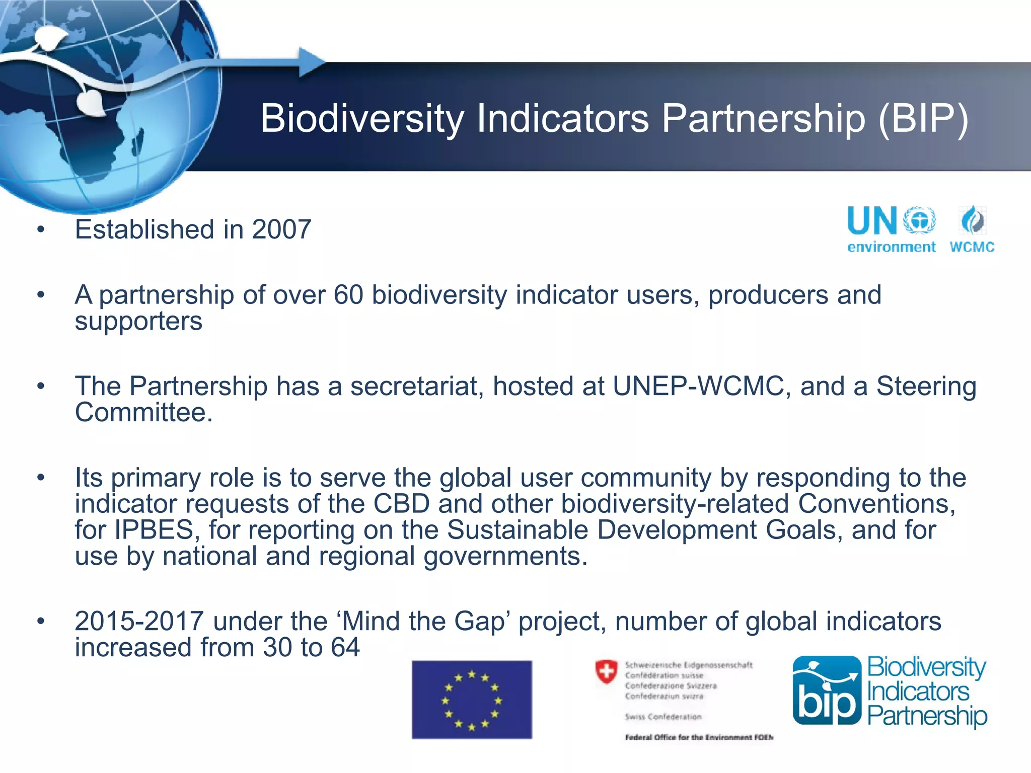 Developing targets and indicators for the Post-2020 Biodiversity ...