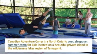 Developing Teamwork at Summer Camp | PPT | Free Download