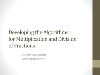 Developing the algorithms | PPT
