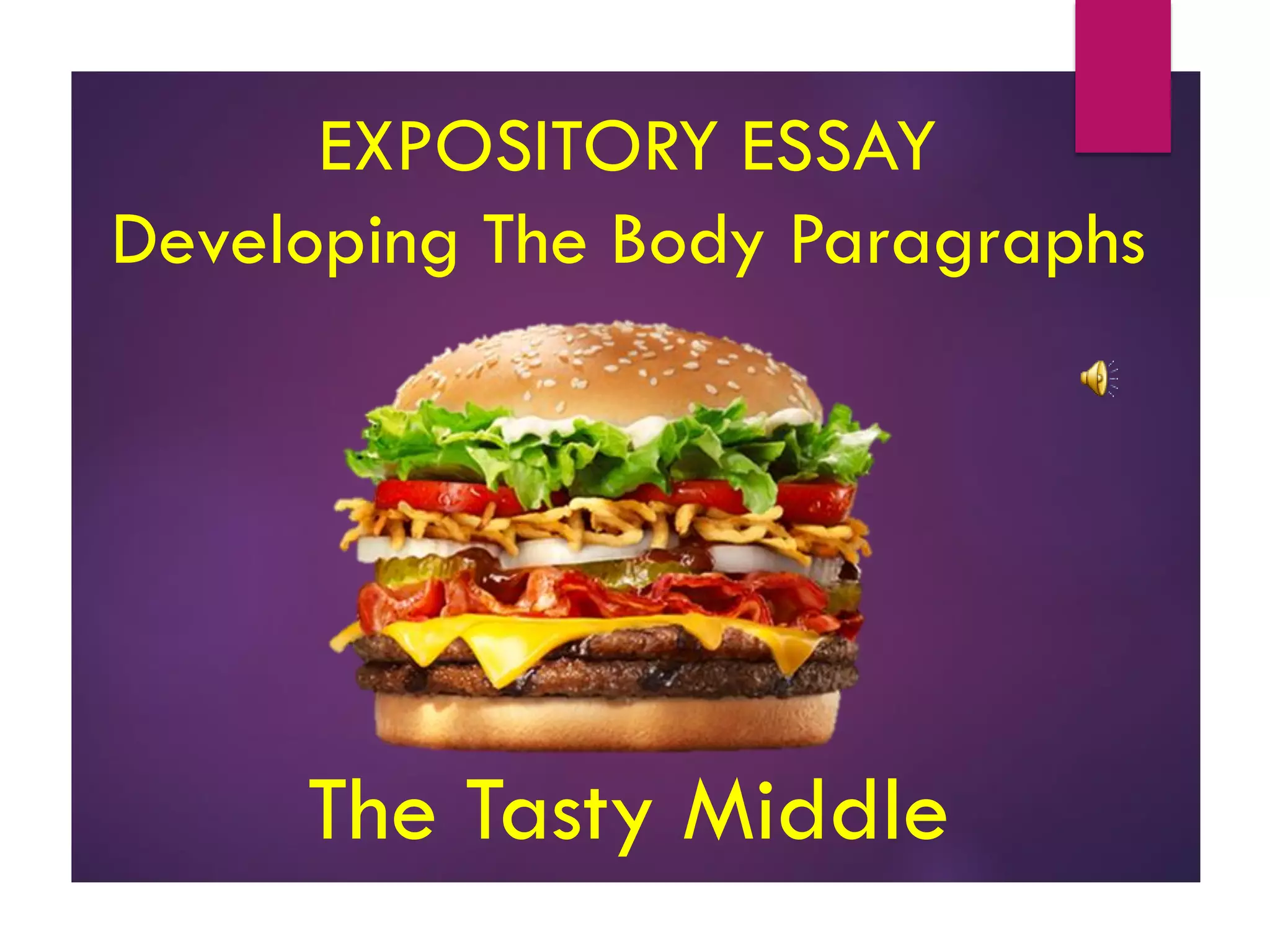 Developing the Body Paragraphs of an Expository Essay | PDF