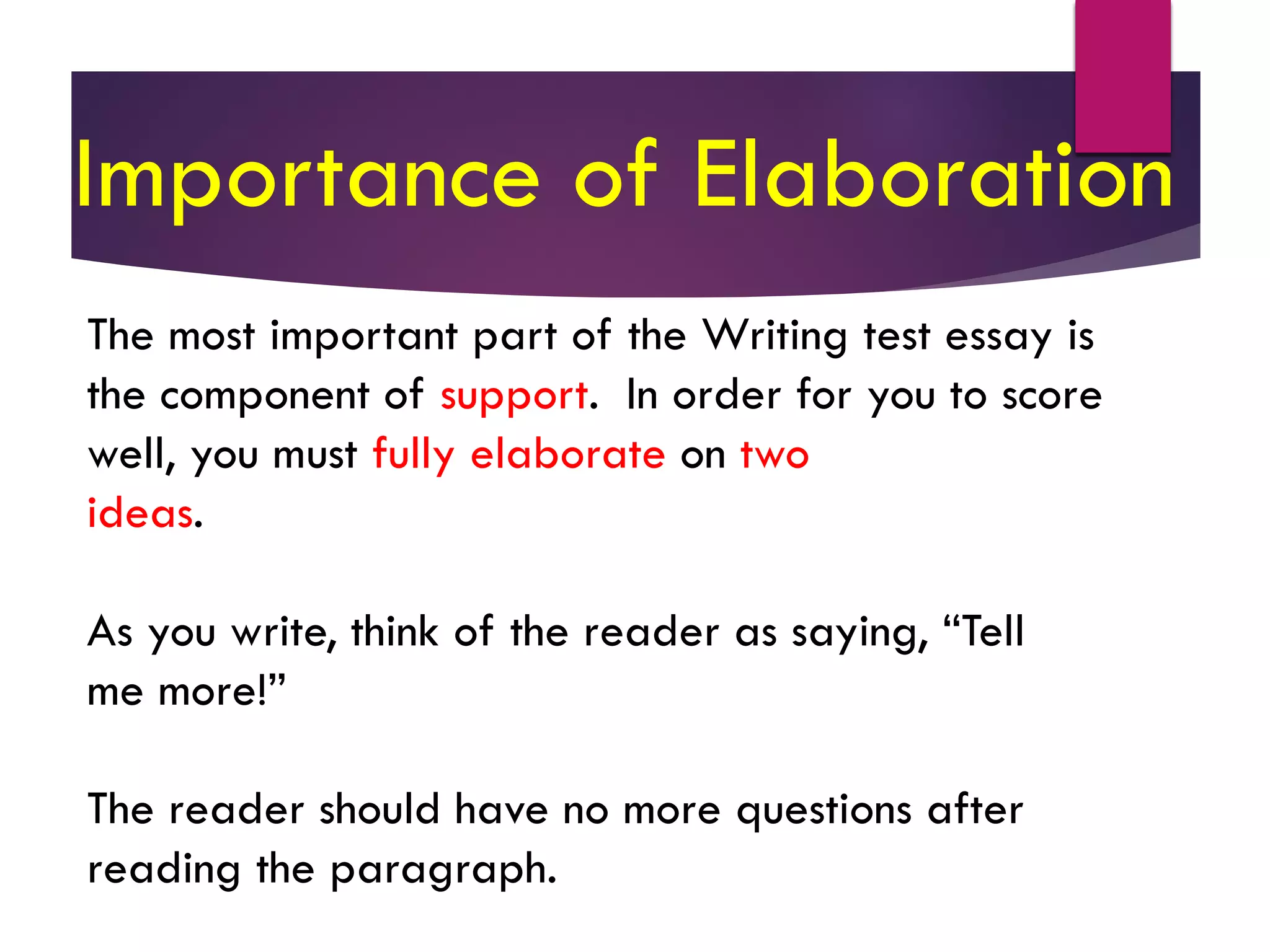 Developing the Body Paragraphs of an Expository Essay | PDF