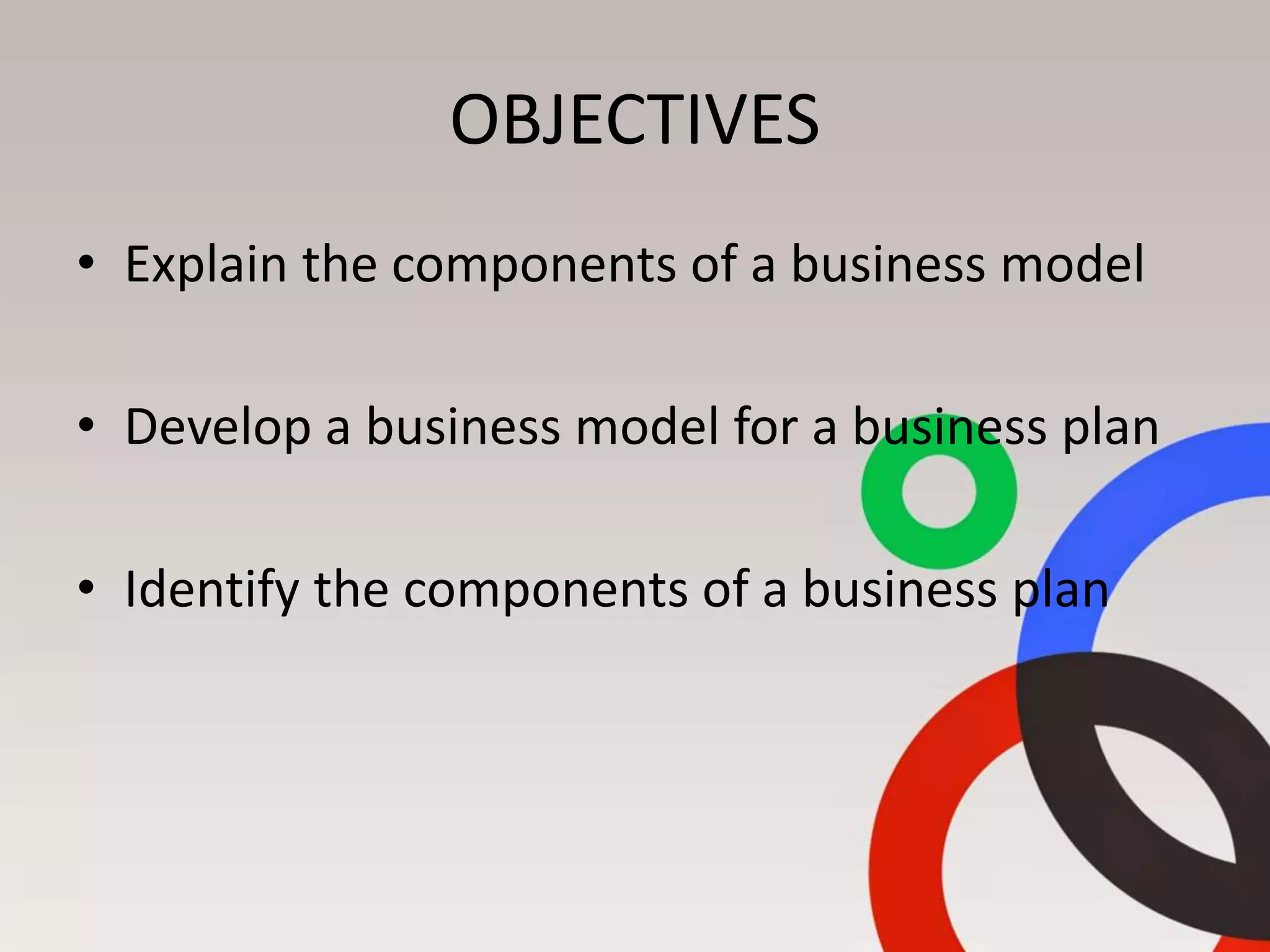 Developing the Business Model | PPTX