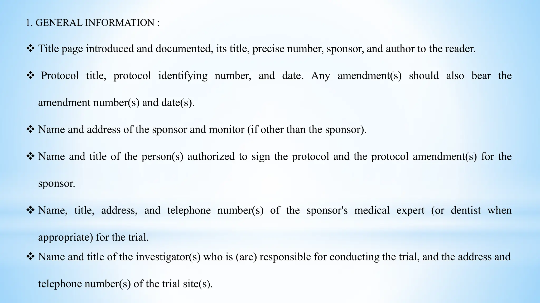 DEVELOPING THE CLINICAL TRIAL PROTOCOL | PPT | PPTX