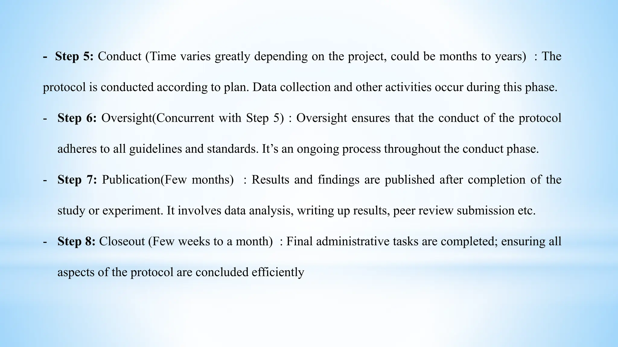 DEVELOPING THE CLINICAL TRIAL PROTOCOL | PPT | PPTX