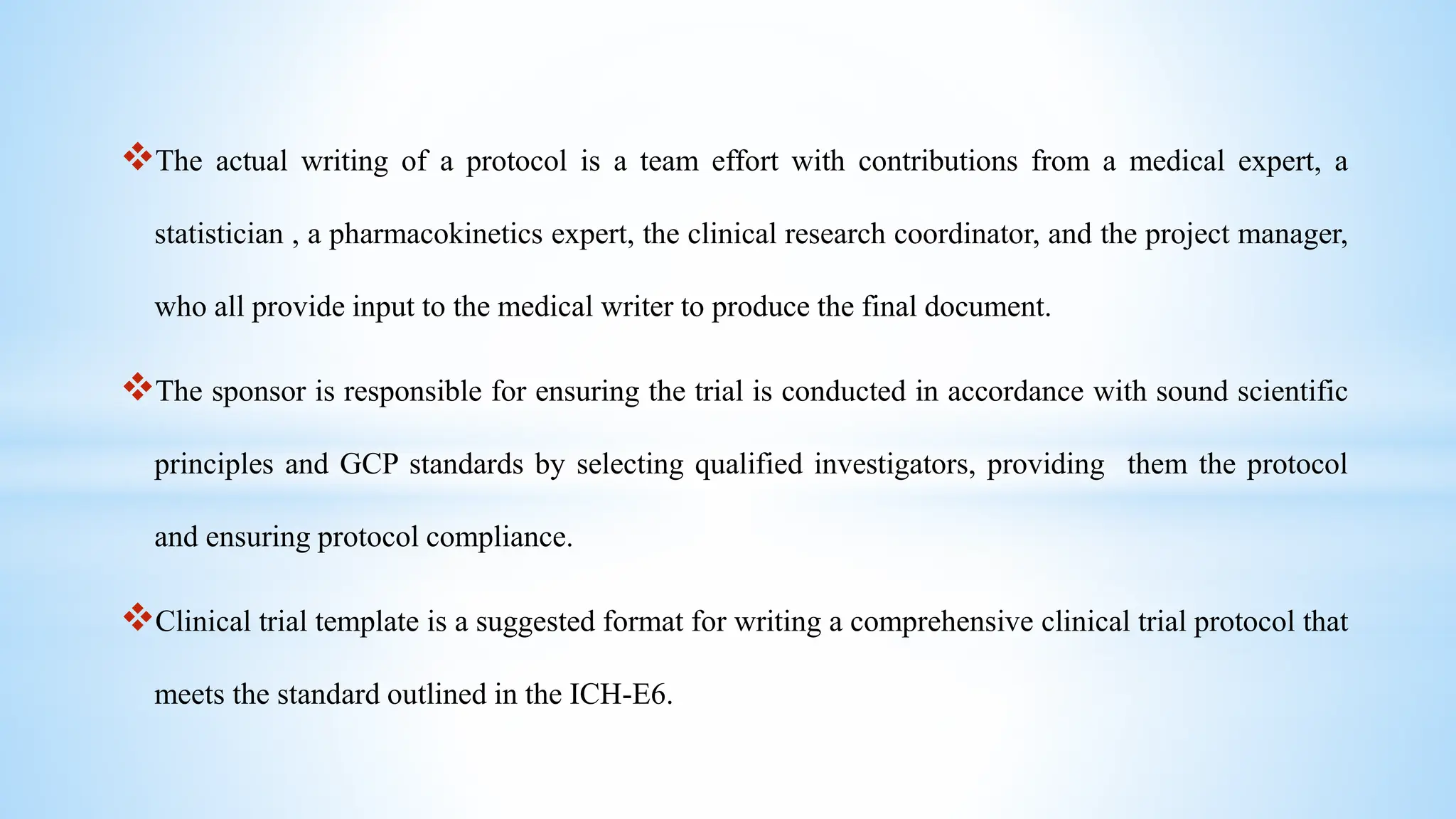 DEVELOPING THE CLINICAL TRIAL PROTOCOL | PPT | PPTX