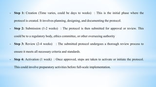 DEVELOPING THE CLINICAL TRIAL PROTOCOL | PPT | PPTX