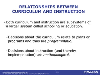 Developing the curriculum chapter 1 | PPT