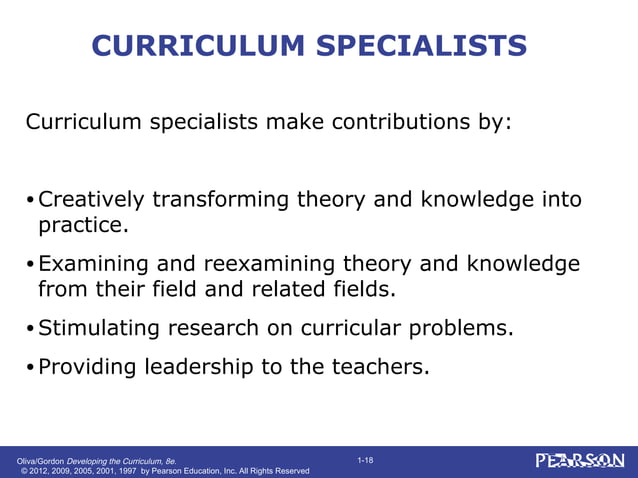 Developing the curriculum chapter 1 | PPT