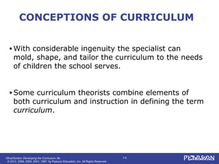 Developing the curriculum chapter 1 | PPT