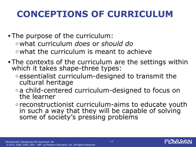 Developing the curriculum chapter 1 | PPT