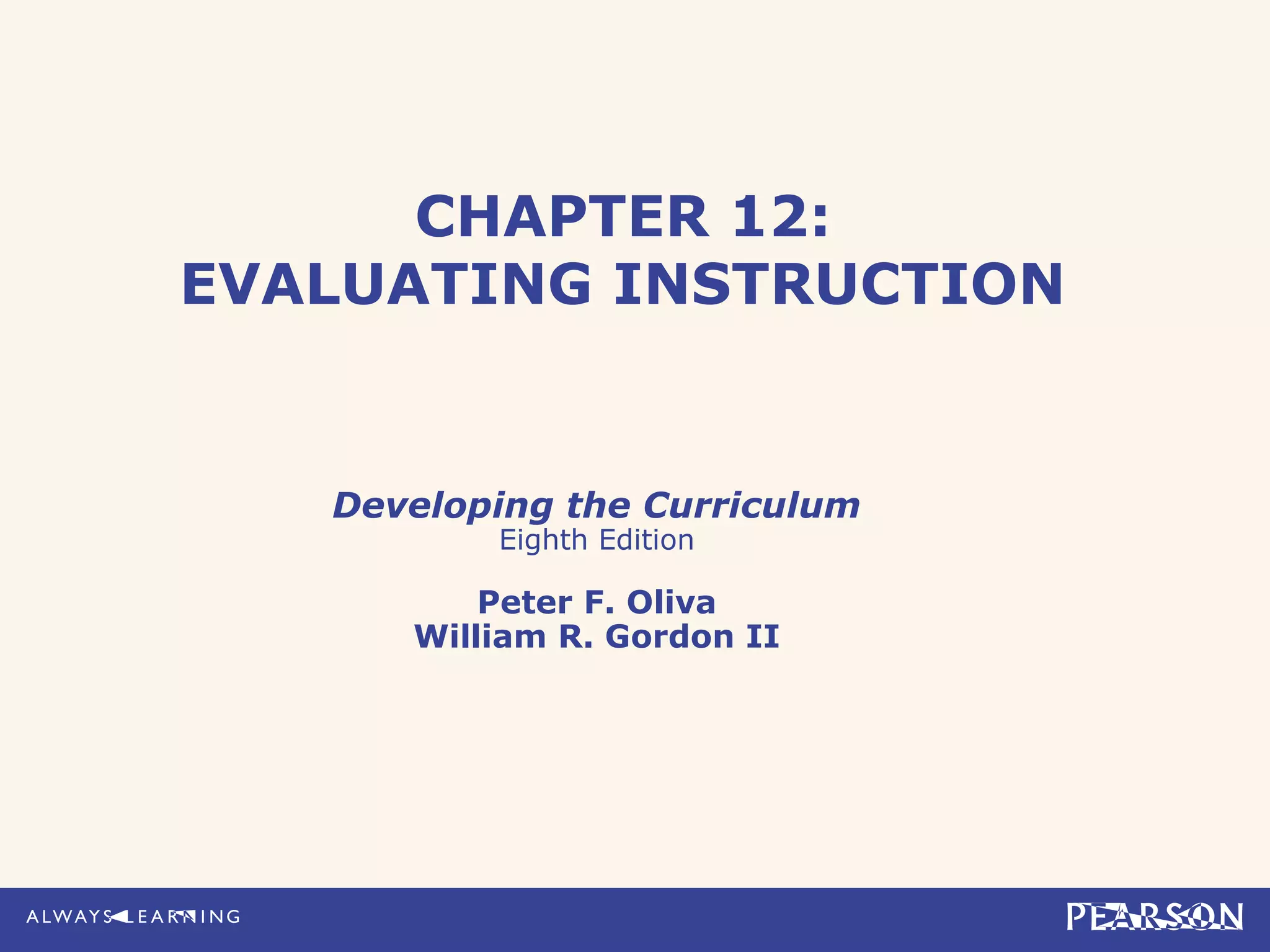 Developing the curriculum chapter 12ppt | PPT