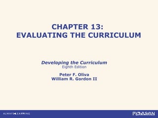 Developing the curriculum chapter 13 | PPT