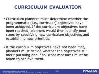Developing the curriculum chapter 13 | PPT
