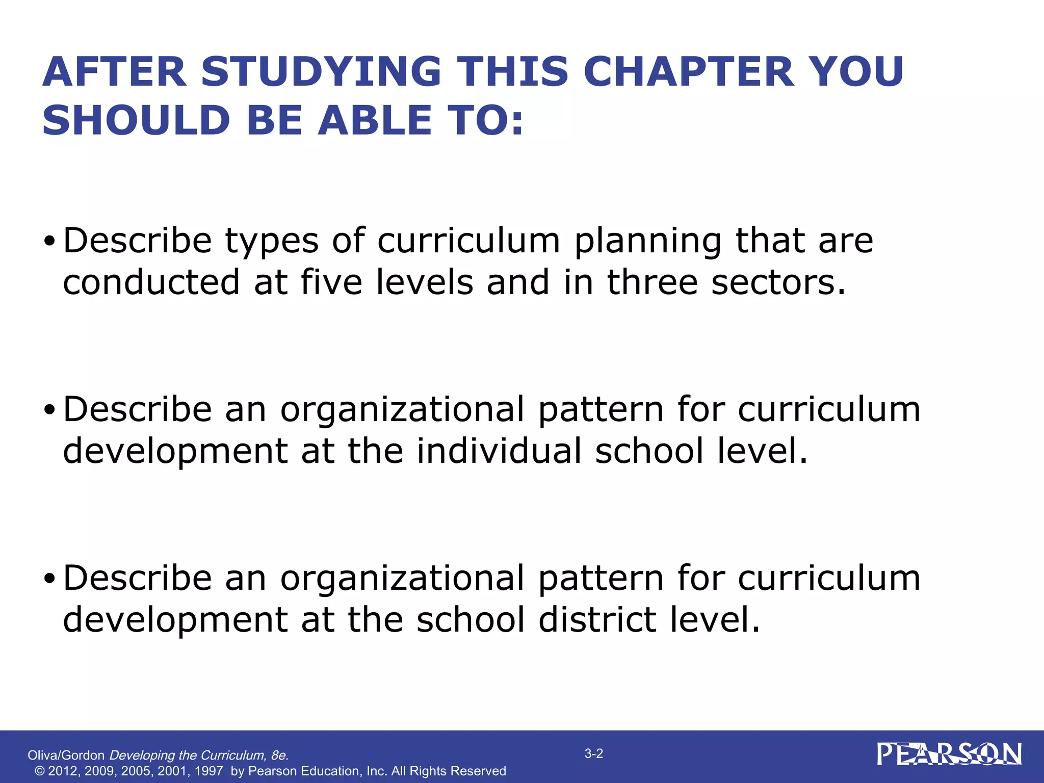Developing the curriculum chapter 3 | PPT