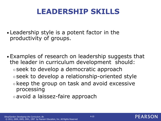 Developing the curriculum chapter 4 | PPT