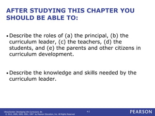 Developing the curriculum chapter 4 | PPT