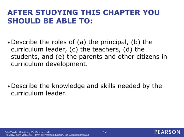Developing the curriculum chapter 4 | PPT